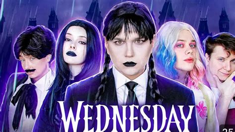 БЮДЖЕТНЫЙ КОСПЛЕЙ на Wednesday 🔥 ПОВТОРЯЕМ СЕРИАЛ в ДОМАШНИХ УСЛОВИЯХ Уенсдей смотреть