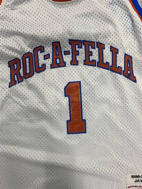 Vintage Jay Z Scarter Roc A Fella 1996 2003 Mitchell And Ness Jersey