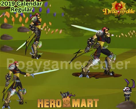 Dragonfable Corrupted Doom Epoch Class 2019 Calendar Regular Rare