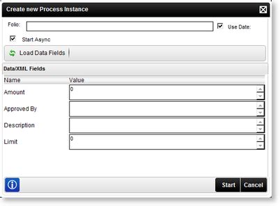 Workflow Server Processes Start A New Process Instance