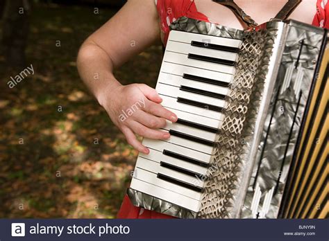 Woman Playing Accordion Stock Photos Woman Playing Accordion Stock Images Alamy