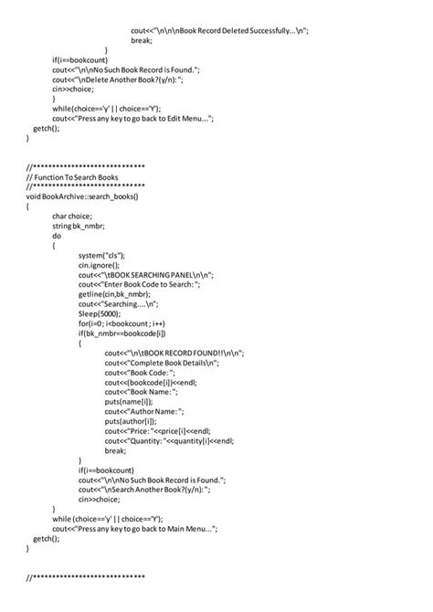 Library Managment System C Program Pdf