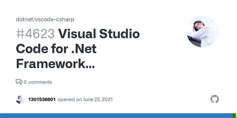 Visual Studio Code For Net Framework WebApplication Issue Dotnet Vscode Csharp GitHub