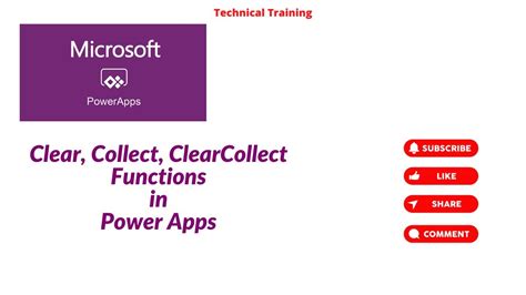 Clear Collect And Clearcollect Functions In Power Apps Youtube