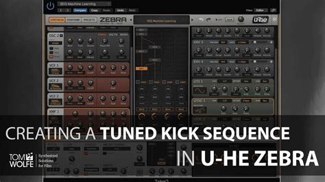 Creating A Patch In U He Zebra Tuned Kick Sequence Strongmocha