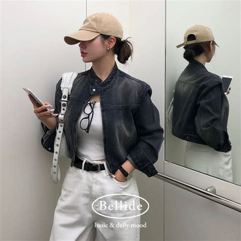 베이델리 Made굿디테일 로건 차이나 워싱 데님 자켓