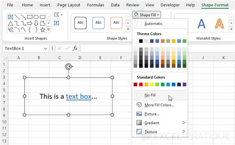excel training text boxes and wordart