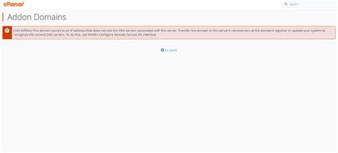 How To Fix Sorry The Domain Is Already Pointed To An Ip Address That Does Not Appear In Cpanel