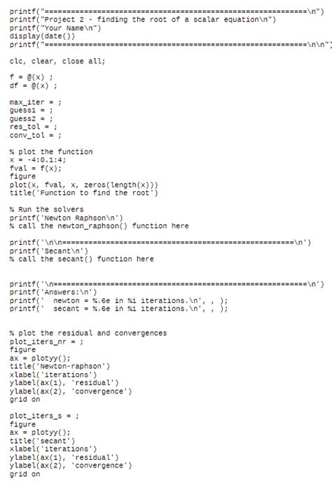 Need Help Asap Plz Program In Octave Using
