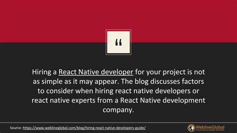 PPT Hiring React Native Developers A Comprehensive Guide PowerPoint Presentation ID