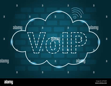 Voip Or Voice Over Internet Protocol With Telephony Scheme Technology And Network Phone Call