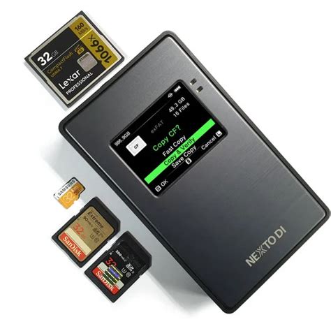 NEXTO DI NPS 10 CF Nexto Photo Storage For Compact Flash CF Type 1 MicroSD UHS II SD USB