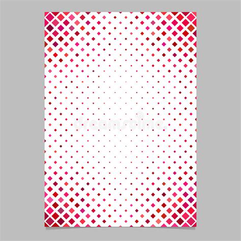 Color Diagonal Square Pattern Brochure Background Template Vector Graphic Design From Squares