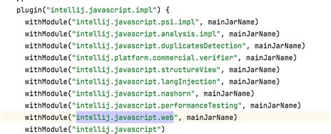 cannot find builtin plugin javascript with 212 2021 2 eap ide dependency · issue 674