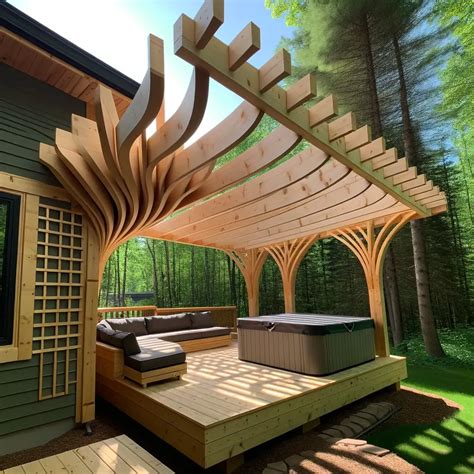 Lattice Privacy Screen For Deck Design Ideas