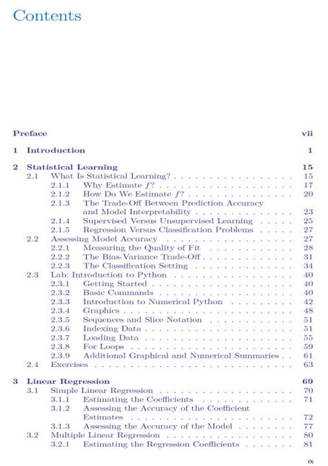 An Introduction To Statistical Learning With Applications In Python