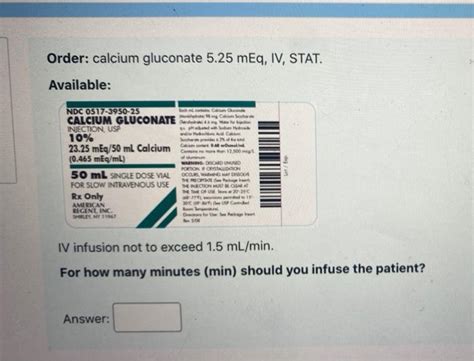 Solved Order Ativan 5 Mg Iv Q6h Prn Available Ativan