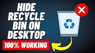 How To Hide Recycle Bin On Windows 11 Desktop Easy Cheesy Hide Recycle Bin Windows 11 How To Fix