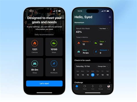 Fitness Tracking Mobile App By Syed Sanib On Dribbble