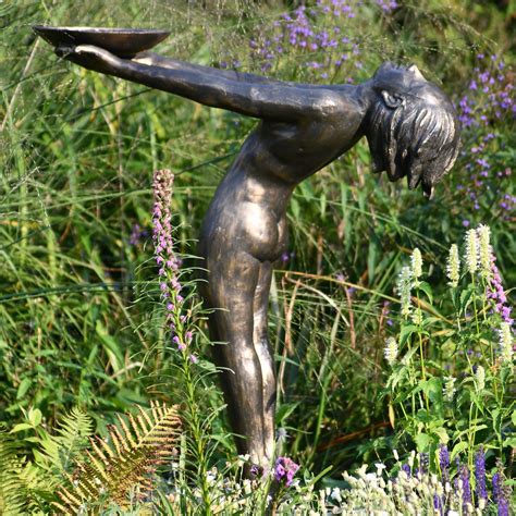 Girl Bird Bath Shop Bird Baths Garden Wonders Uk