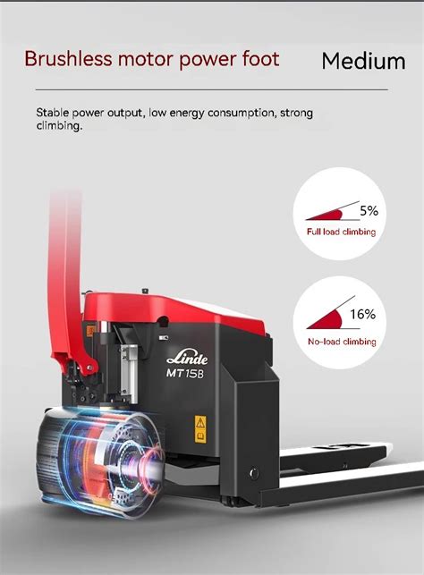 Linde Forklift 1 5 Tons Lead Acid Battery Electric Pallet Truck Mt15b