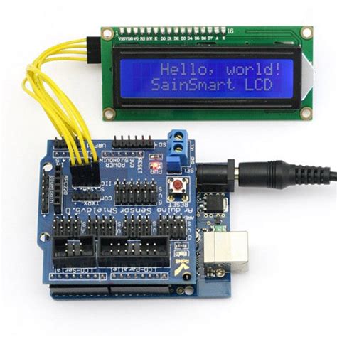 Discontinued Sainsmart Uno Sensor V5 Iic Lcd1602 Module Display