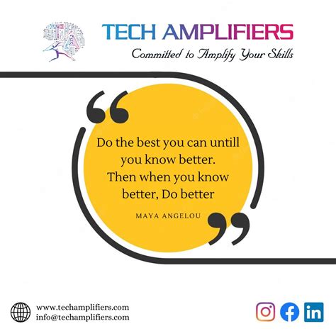 Tech Amplifiers On Linkedin Quote Of The Week📌