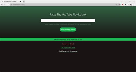 Github Nikolinanericyoutube To Spotify Playlist Converter An App That Will Iterate Through