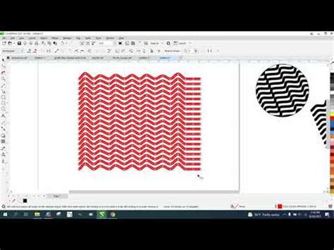 Corel Draw Tips Tricks Wave Line Art Part 2 YouTube