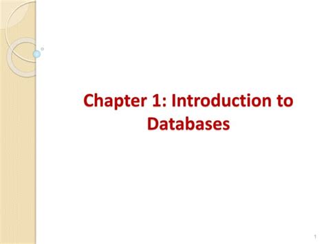 module 1 data base management systems chap1 introduction to database pptx