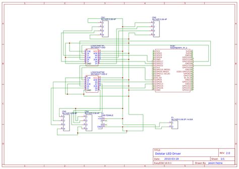Raspberry Pi LED Shield EasyEDA Open Source Hardware Lab