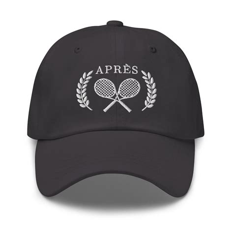 Embroidered Apres Tennis Baseball Cap Fun Tennis Lover T Tennis