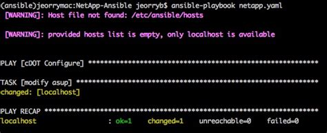 ansible netapp datarambler