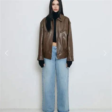 낫유어로즈 스트레이트 레그 진 라이트블루 세미로우웨이 세컨웨어헬로마켓