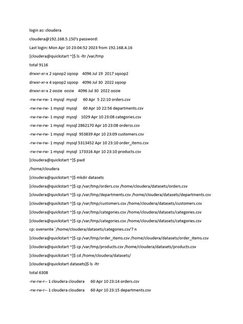 Hive Commands Pdf Utility Software Unix