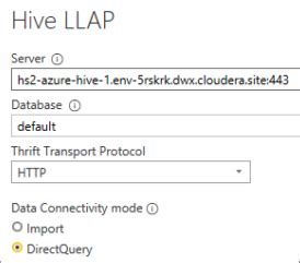 Connect A Virtual Warehouse And Microsoft Power BI Desktop