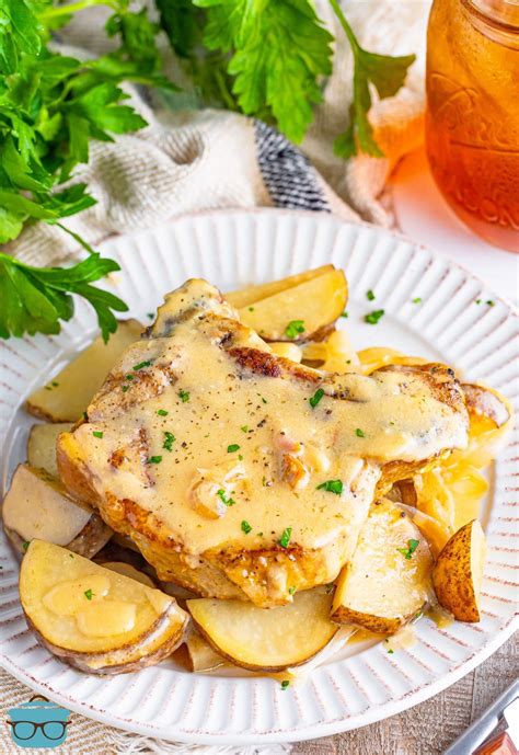 Crock Pot Pork Chops And Potatoes For Two The Country Cook