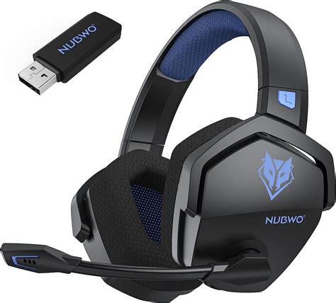 Nubwo G06 Wireless Gaming Headset Bluetooth 100hr Playtime Black