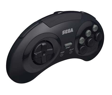 Retro Bit 2 4 Ghz Wireless Controller 8 Button Sega Genesis Original Mini Black Ebay