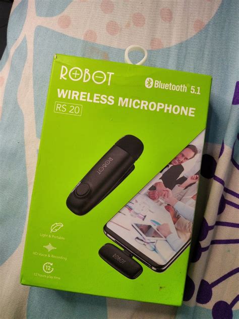 Robot Wireless Microphone Elektronik Audio Di Carousell