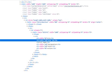 How To Select An Action Based On User Id In Web Page Using Selenium