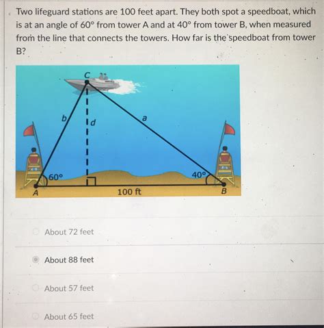 Pre Calc 11th Grade How Do I Solve This Problem Using Law Of Sines Or Cosines R HomeworkHelp