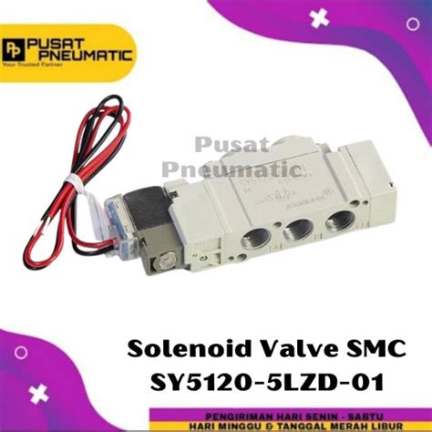 Solenoid Valve Smc Sy5120 5lzd 01 Selenoid Valve Sy5120 5lzd 01 Dc 24