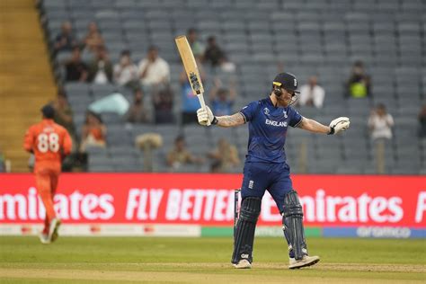 Cwc 2023 बेन स्टोक्स ने मुश्किल स्थिति में नीदरलैंड्स के खिलाफ जड़ा