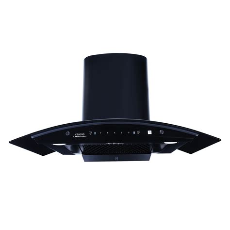 Buy Croma Advencio 90cm 1300m3hr Ducted Wall Mounted Chimney With Push Button Control Black