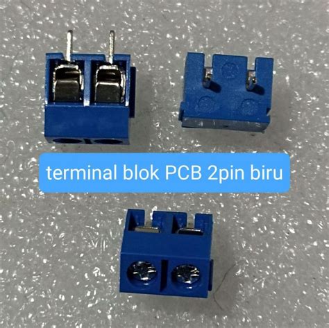 Terminal Block Pcb 2pin Terminal Blok Pcb 2 Pin Terminal Pcb 2 Kaki