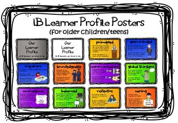 IB MYP Or Older PYP Learner Profile Posters By A Crucial Week TpT
