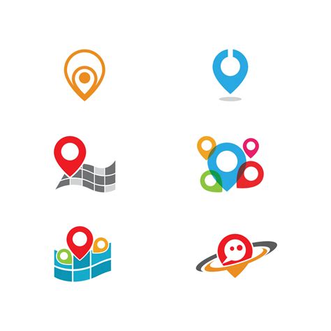 Location Point Logo Template 22443087 Vector Art At Vecteezy