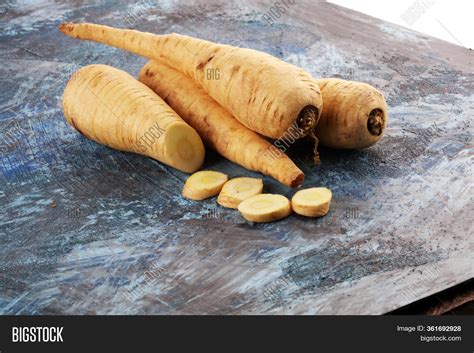 parsnip root slices on image and photo free trial bigstock