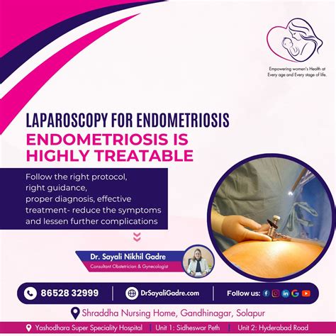 Endometriosiscare Laparoscopy Gynecologistinsolapur Drsayaligadre